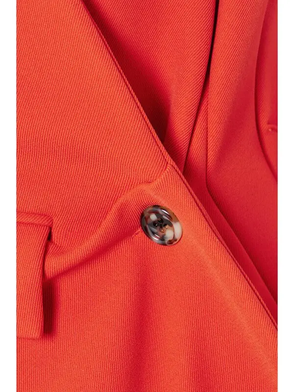 A.W.A.K.E. Mode Asymmetrical Stretch-twill Coat