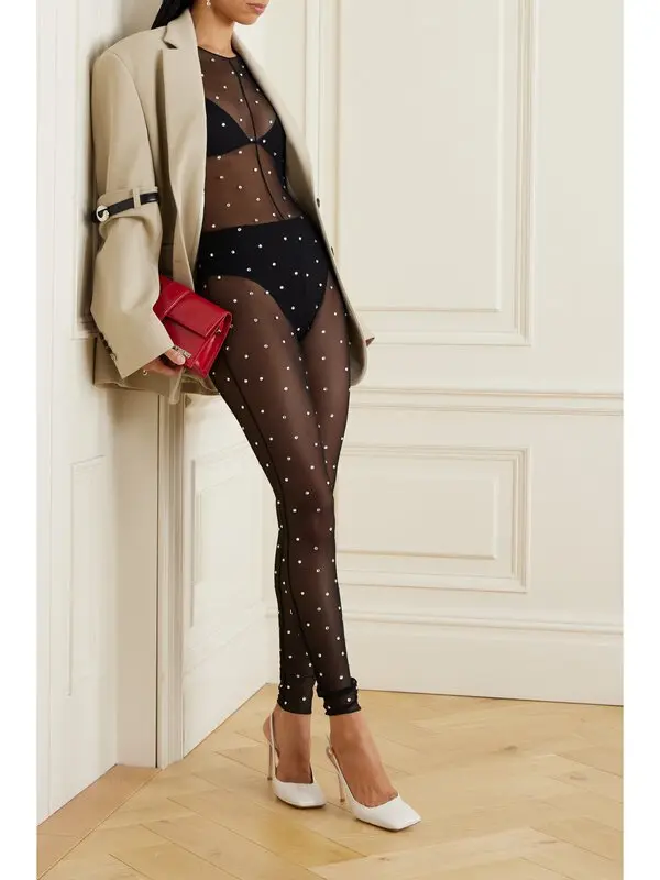 Oseree Gem Embellished Jumpsuit