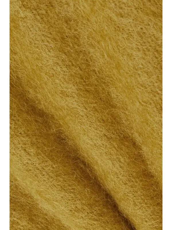 ZANKOV Delphine" Brushed Knit Mohair & Alpaca Blend Skirt