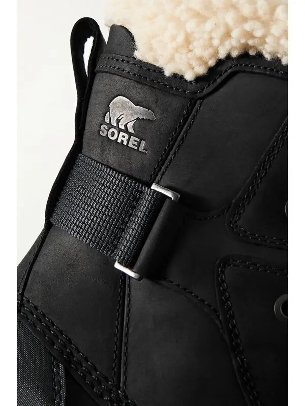 Sorel Torino Ii Parc Shearling-trimmed Ankle Boots