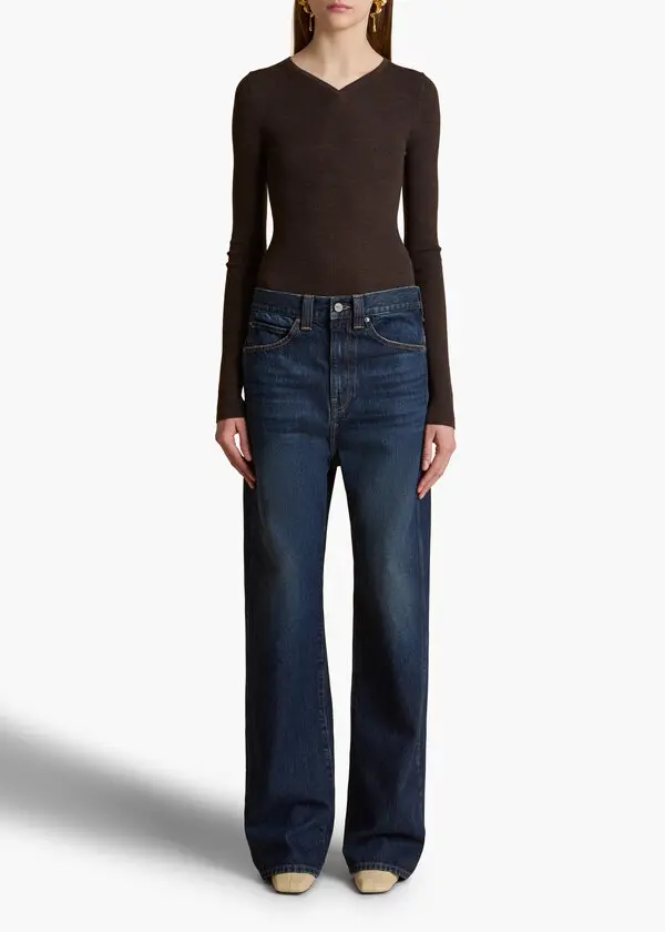 Khaite Bonnie Jean Relaxed Jeans - Lansing