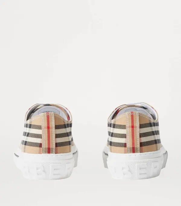Burberry Cotton Check Sneakers