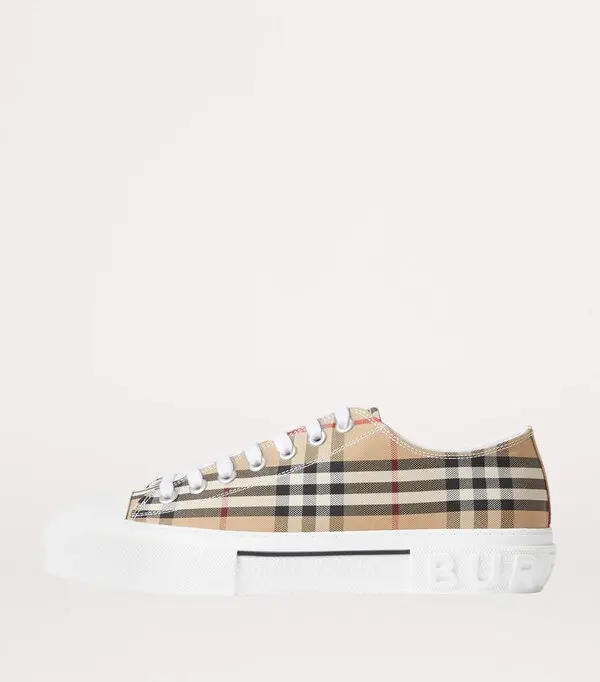 Burberry Cotton Check Sneakers