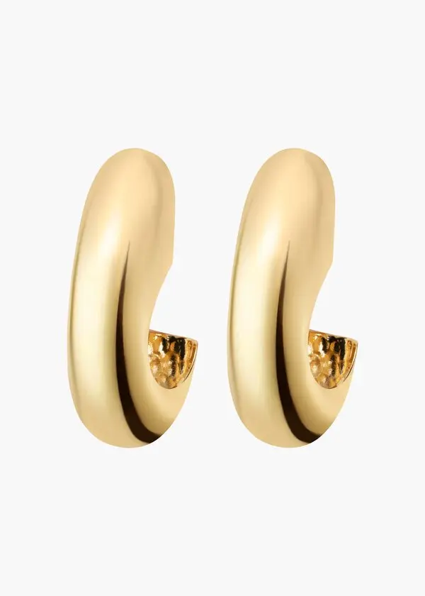 JENNIFER BEHR Nimah Hoop Earrings - Gold