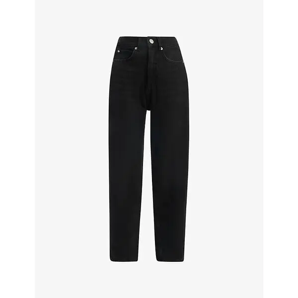 Whistles Authentic Barrel-leg High-rise Jeans