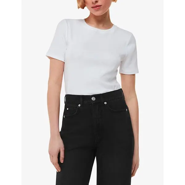 Whistles Authentic Barrel-leg High-rise Jeans