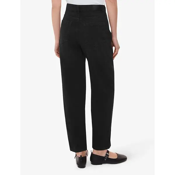 Whistles Authentic Barrel-leg High-rise Jeans