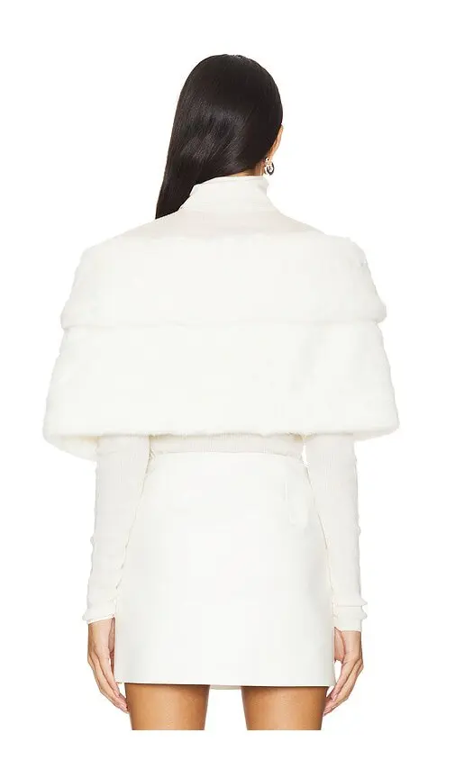 UNREAL FUR Champagne Faux Fur Wrap