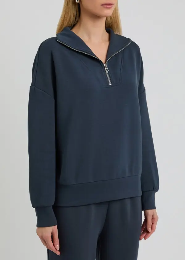 Varley Hawley Half-zip Sweatshirt - Navy
