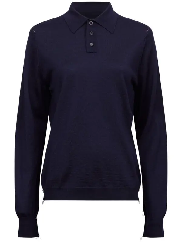 MAISON MARGIELA Wool Polo Jumper