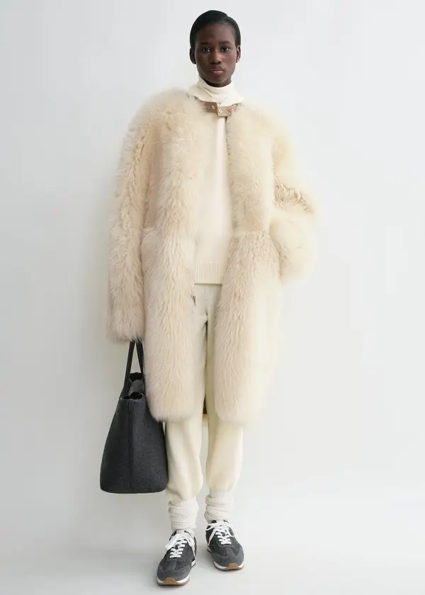 TOTEME Two-way Shearling Coat