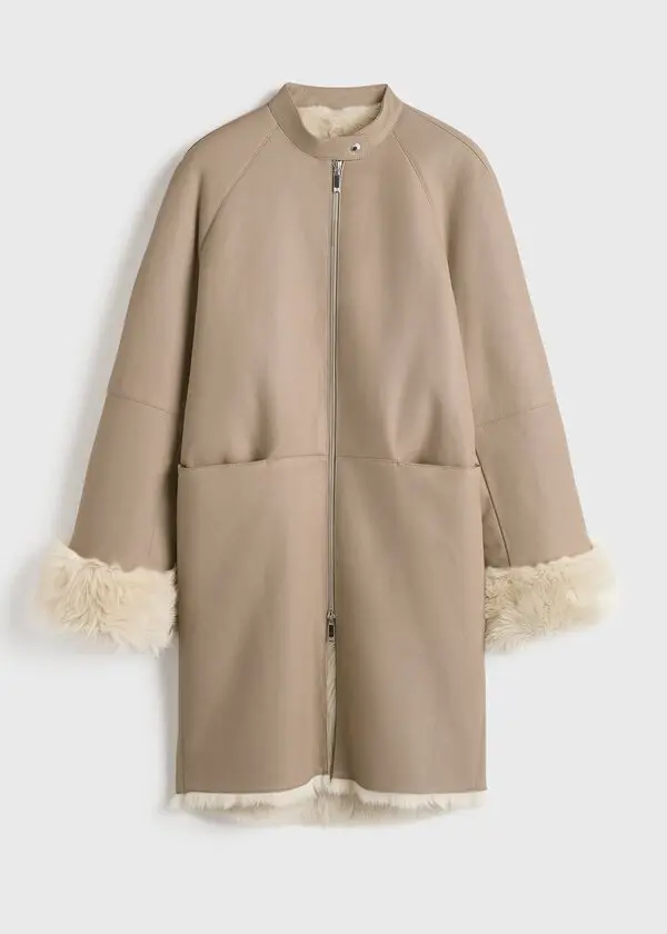 TOTEME Two-way Shearling Coat