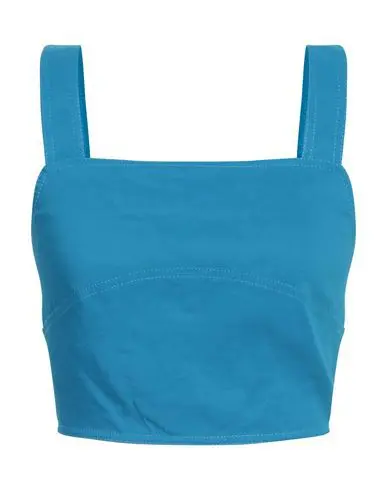 Pinko Woven Crop Top - Blue