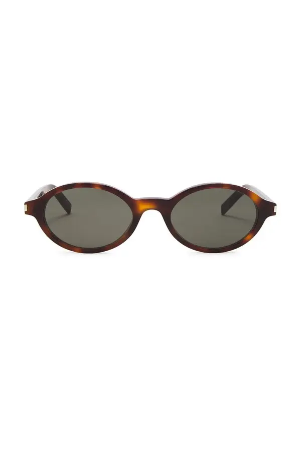 Saint Laurent Jeanne Sunglasses - Havana & Grey