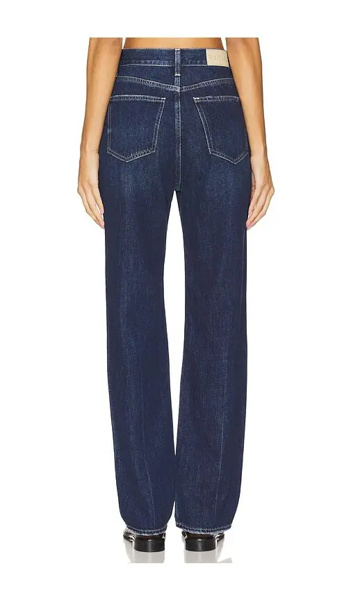 PISTOLA Cassie High Rise Wide Leg Jeans - Blue