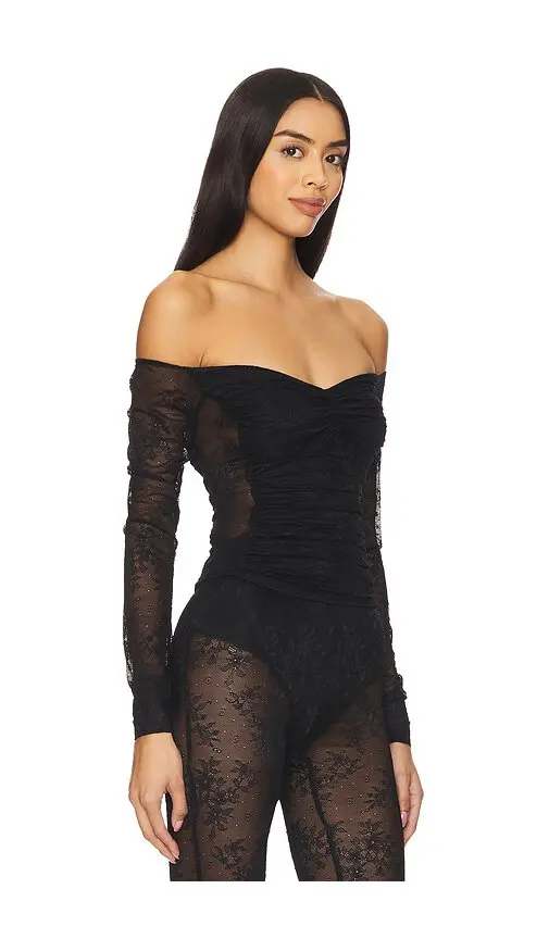 AFRM Odilla Lace Combo Top