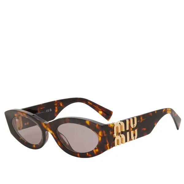 Miu Miu 11ws Glimpse Sunglasses - Honey Havana/light Purple Brown