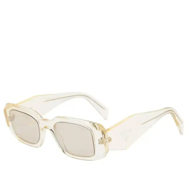 Prada Rectangular Sunglasses - Transparent Champagne