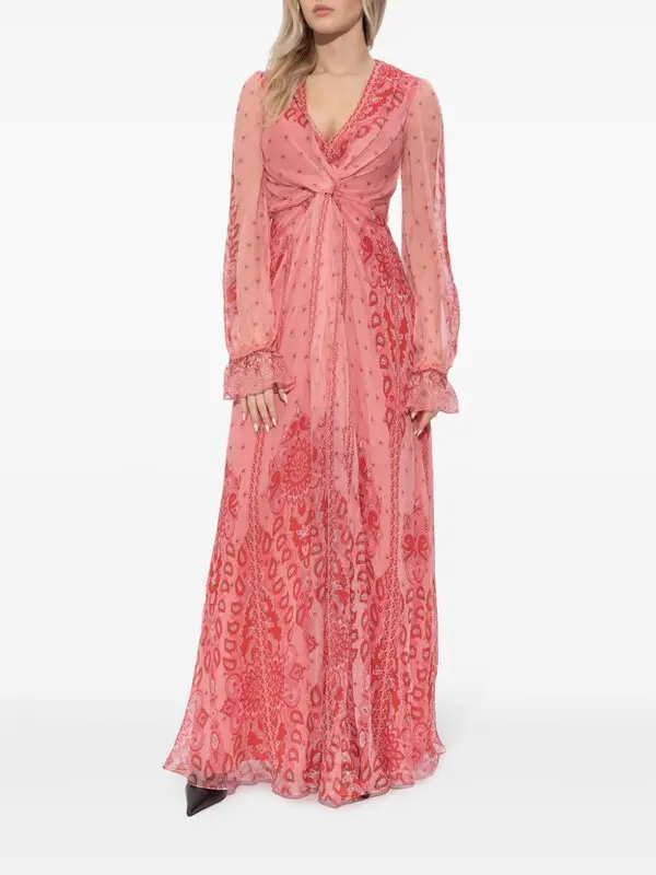 Etro Printed Maxi Dress - Pink