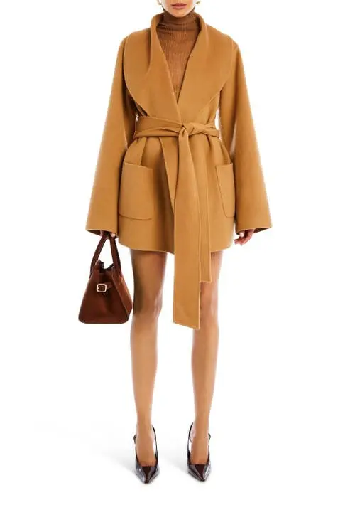 SEROYA Dulcetta Wool Wrap Coat