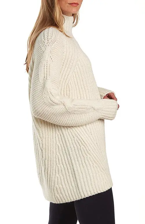 OYUN Lori Funnel Neck Tunic - Ivory