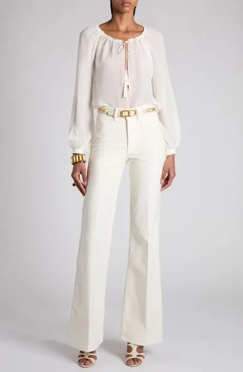 TOM FORD Silk Georgette Blouse - Aw020 Cream