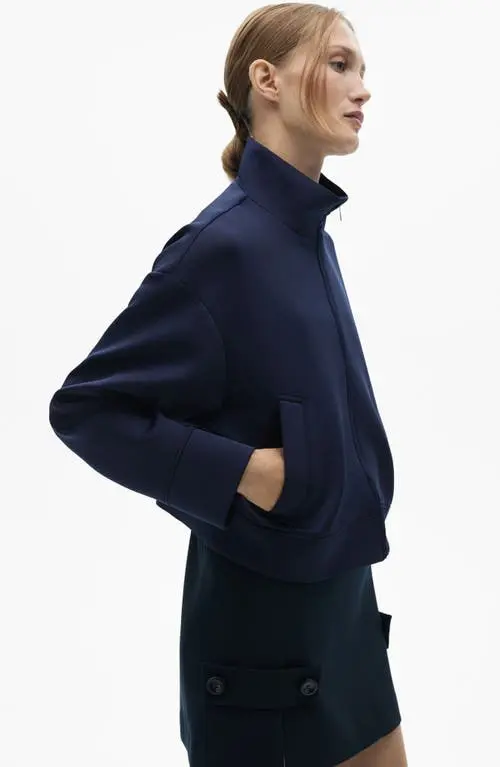 Mango Crop Bomber Jacket