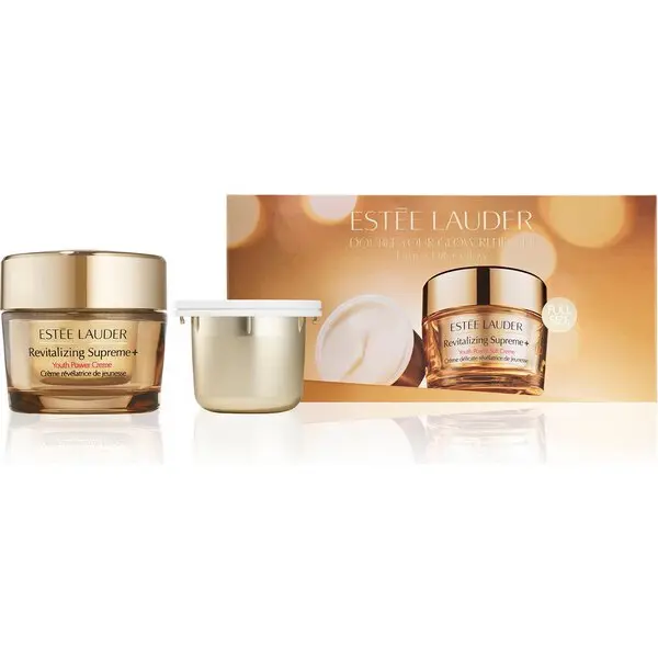 Estée Lauder Revitalizing Supreme+ Youth Power Creme Double Your Glow Refill Set $218 Value - No Color
