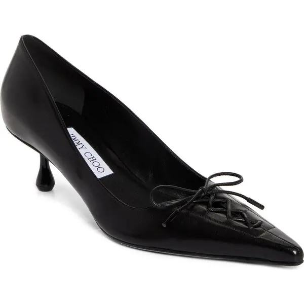 JIMMY CHOO Scarlett Pointed-toe Pump - Black