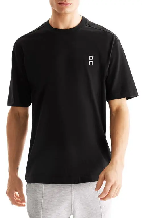 On Club T Oversize Organic Cott T-shirt - Black