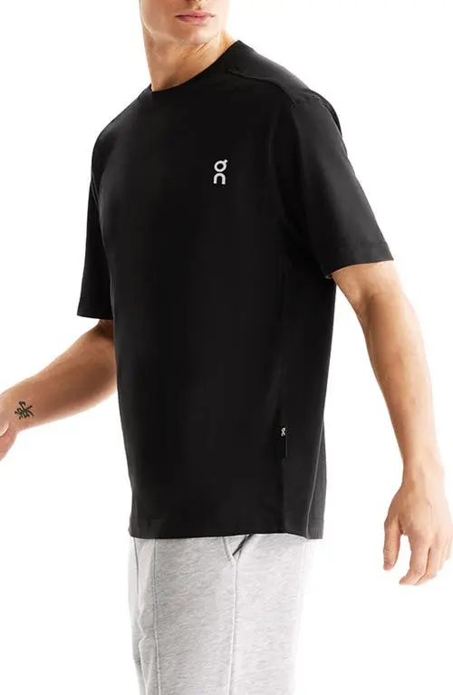 On Club T Oversize Organic Cott T-shirt - Black