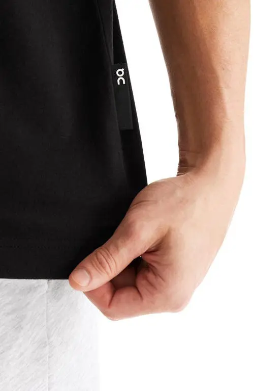 On Club T Oversize Organic Cott T-shirt - Black