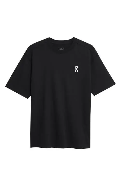 On Club T Oversize Organic Cott T-shirt - Black