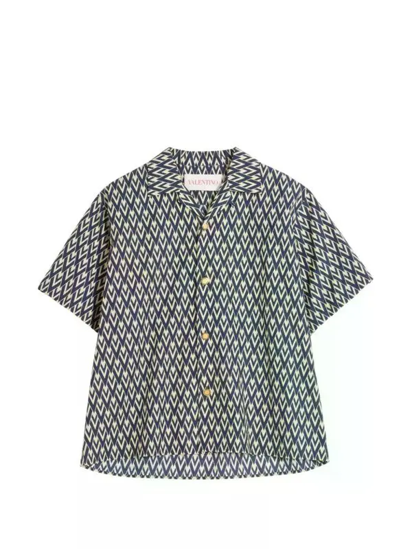 Valentino Garavani Printed Button-up Bowling Shirt