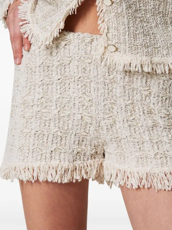 TWINSET Lurex Jacquard Shorts