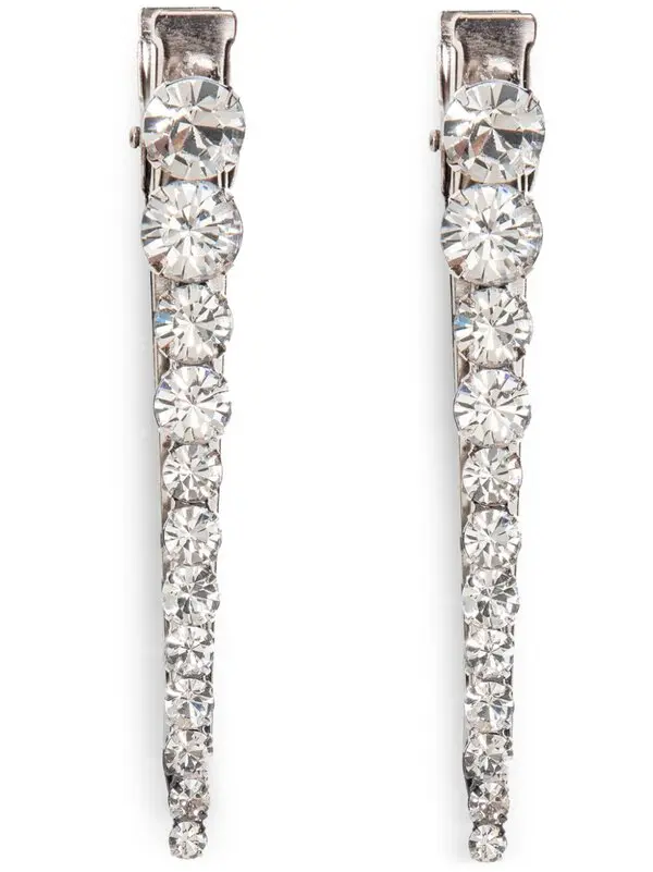 JENNIFER BEHR Giada Crystal Hair Clips Jennifer Behr Giada Set of 2 Crystal Embellished Alligator  main image 2