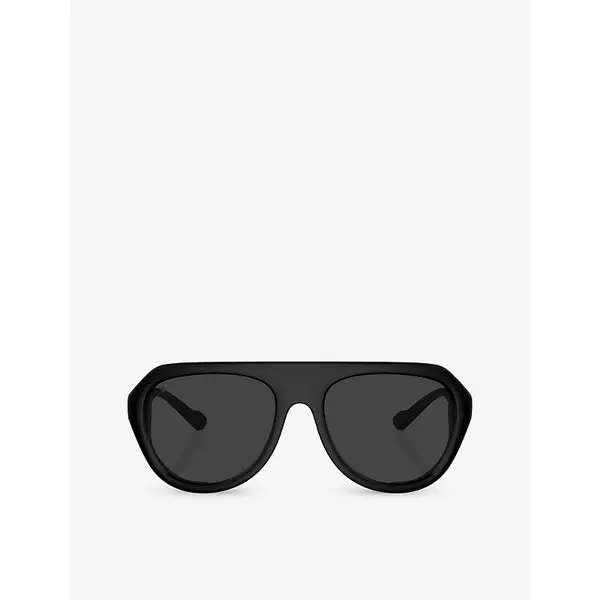 FERRARI Pilot-frame Injected Sunglasses - Black