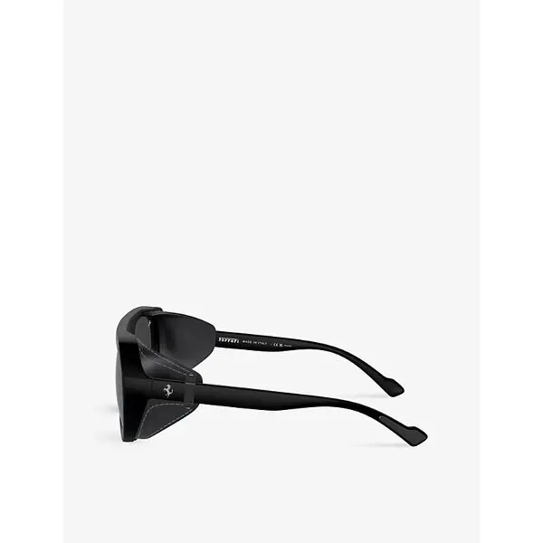 FERRARI Pilot-frame Injected Sunglasses - Black