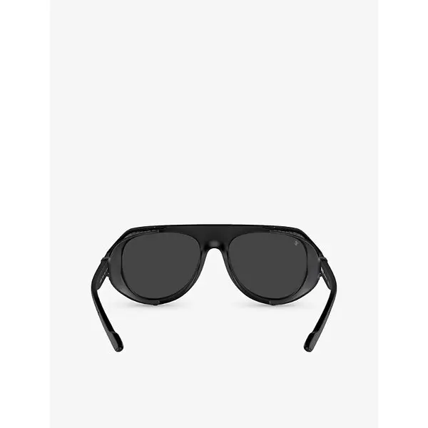 FERRARI Pilot-frame Injected Sunglasses - Black