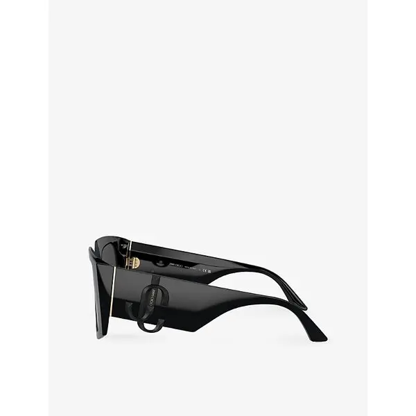 JIMMY CHOO Jc5006u Square Sunglasses - Black