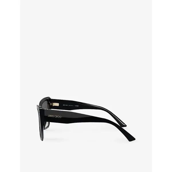 JIMMY CHOO Jc5001b Square-frame Sunglasses - Black