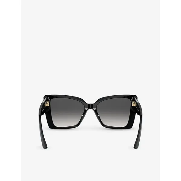 JIMMY CHOO Jc5001b Square-frame Sunglasses - Black