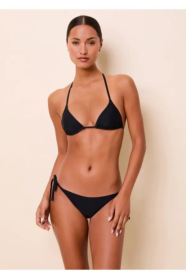 Solid & Striped Iris Bikini Bottom - Black