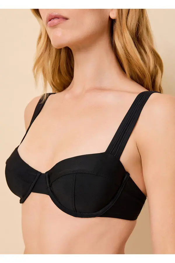 Solid & Striped Lilo Bikini Top - Black