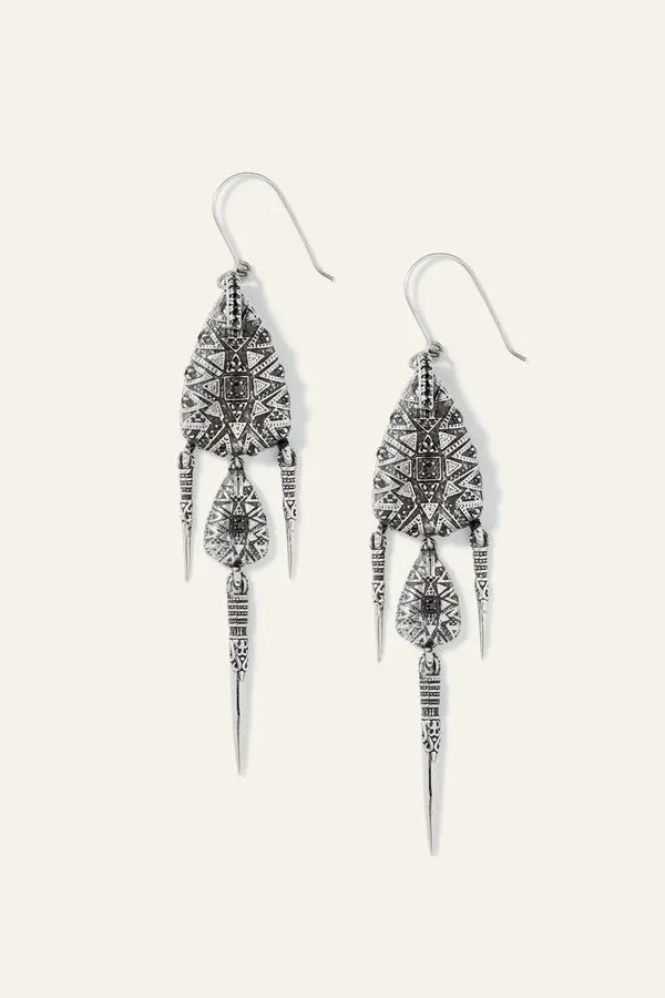 Ba&sh Savy Silver Earrings - Gray