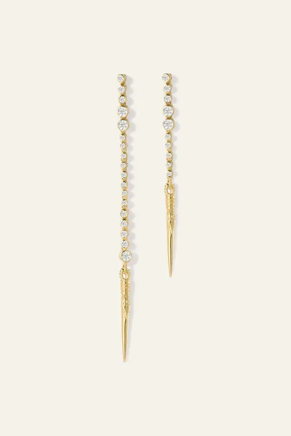 Ba&sh Tayanne Silver Earrings - Gold
