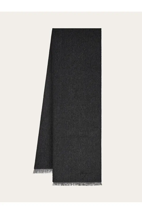FERRAGAMO Cashmere Scarf - Black