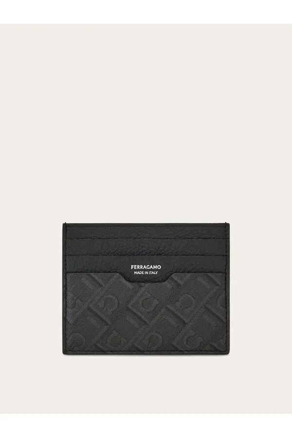 FERRAGAMO Credit Card Holder - Black