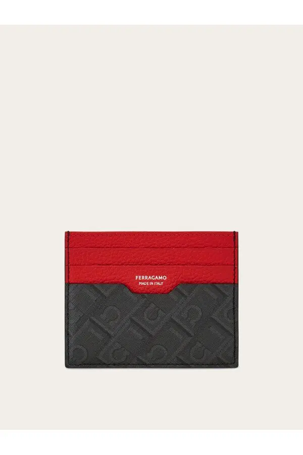 FERRAGAMO Credit Card Holder - Red
