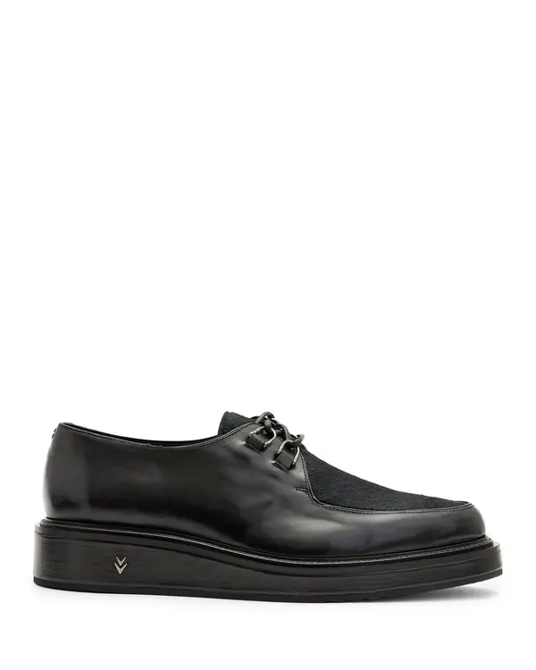 John Varvatos Men Black Leather Cap Toe Oxford Derby Dress Shoes Lace Up 11 John Varvatos Men main image 4